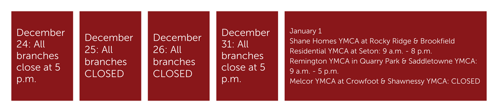 Locations | YMCA Calgary