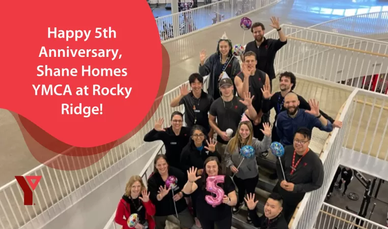 Happy 5th Anniversary, Shane Homes YMCA at Rocky Ridge | YMCA Calgary